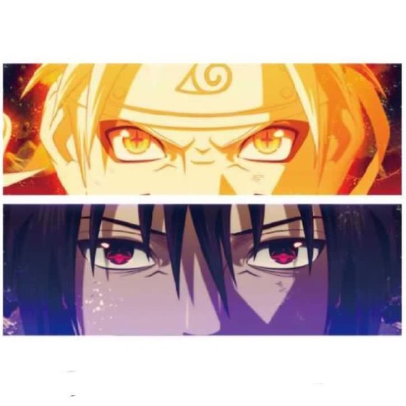 Art | Naruto Uzumaki And Sasuke Uchiha Eyes Decal | Poshmark